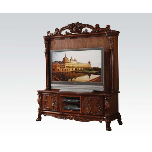 Dresden 12163 Cherry Oak Entertainment Center by Acme ...