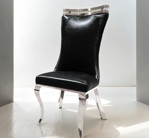 FOA Palazzo Glam Tiger-Printed Leatherette Chair | EuroclassicFurniture