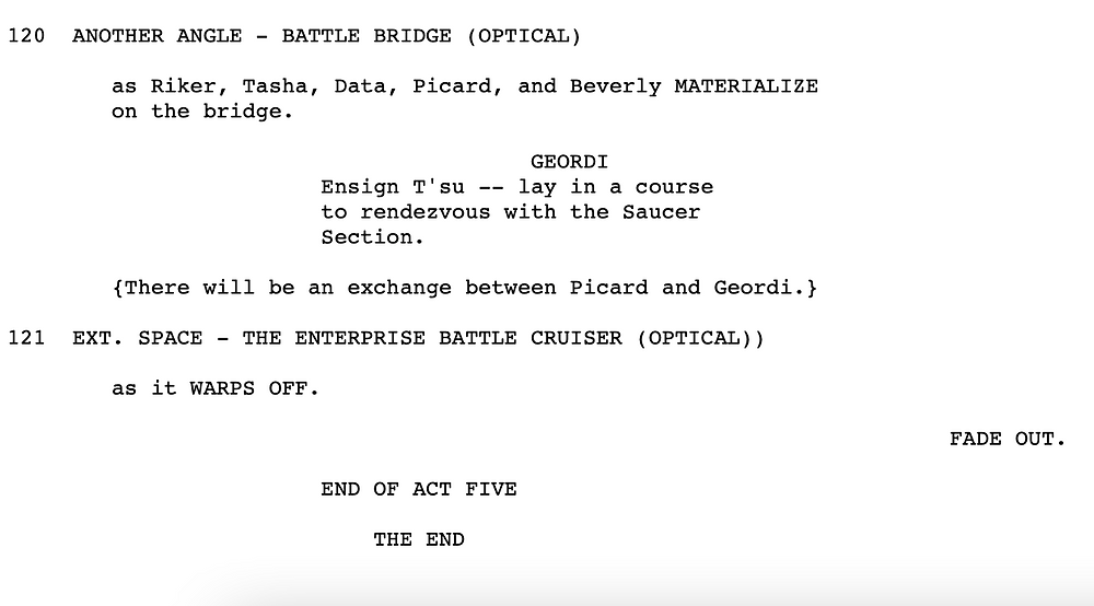 ST:TNG First Season Scripts