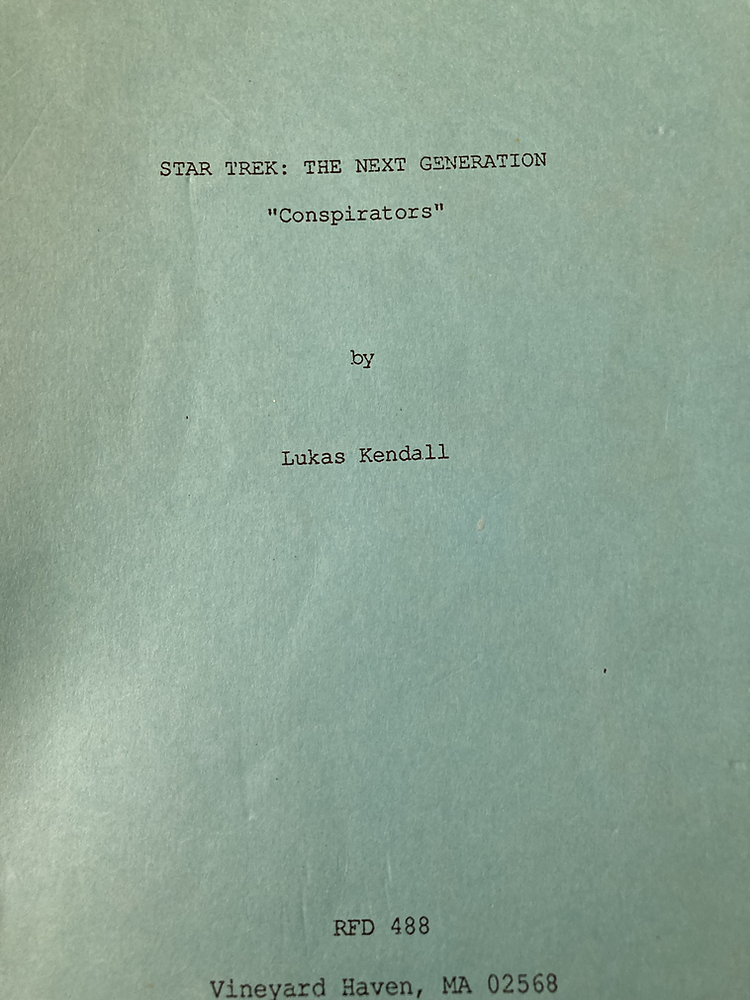 My Star Trek: The Next Generation Spec Scripts