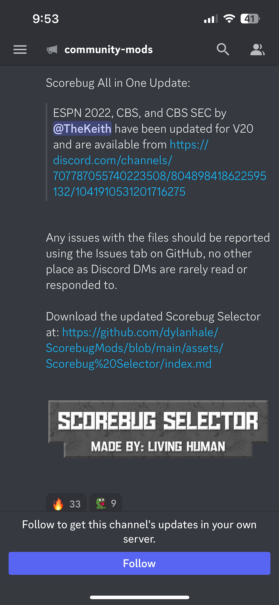 CFBR v20 scorebug patch | Mutgeezer