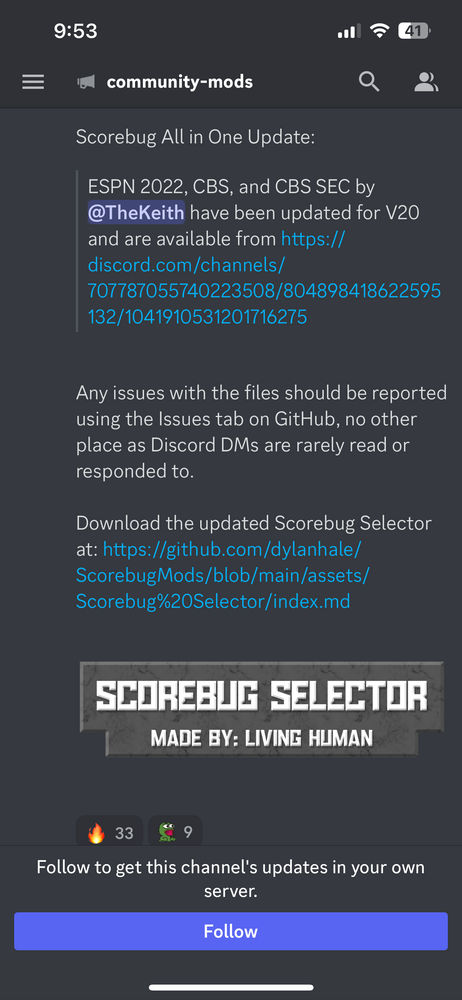 CFBR v20 scorebug patch | Mutgeezer