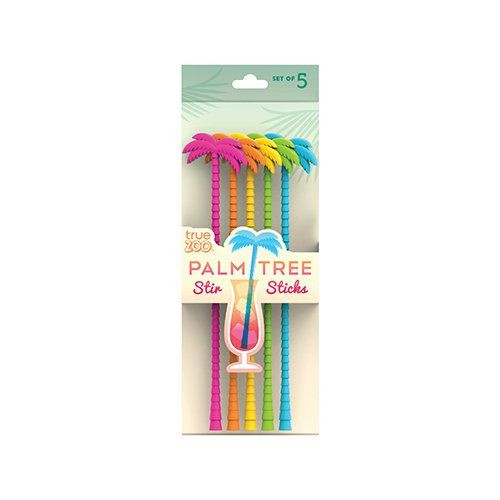 True Palm Tree Stir Sticks, Set of 5 | Judicious Spirits