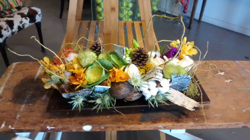 Modern Long Low Floral Arrangement Ottawa | SBFGallery