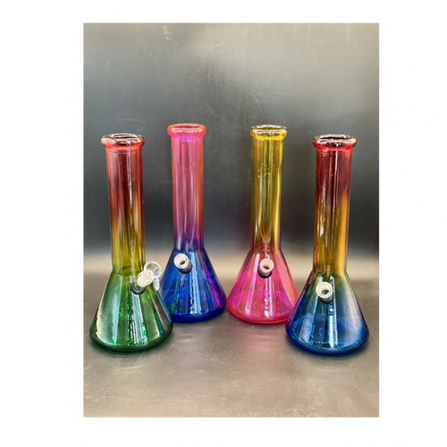 Mixed Colored Conical Flasks.32.5 cm | Bongzilla