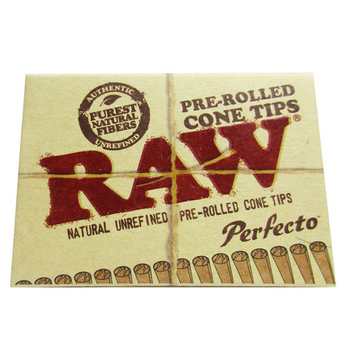 Tips Raw Pre-rolled Cone Shaped 21pk | Bongzilla