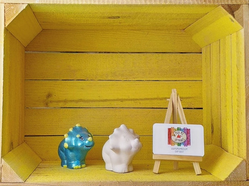 Dinosaur, Tilly Triceratops | Pick Me Up Paints