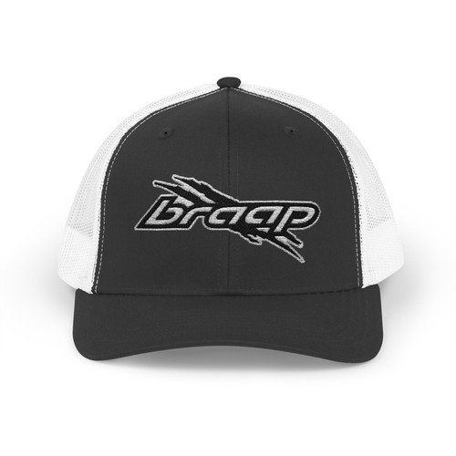 Trucker Cap — Embroidered BW BRAAP Logo Snapback — Various Colors ...