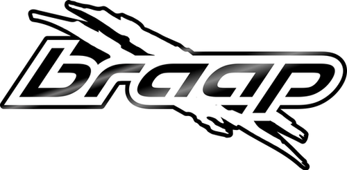 BRAAP [Outline] Die-Cut Graphic - Various Sizes & Colors | BRAAP Lifted ...