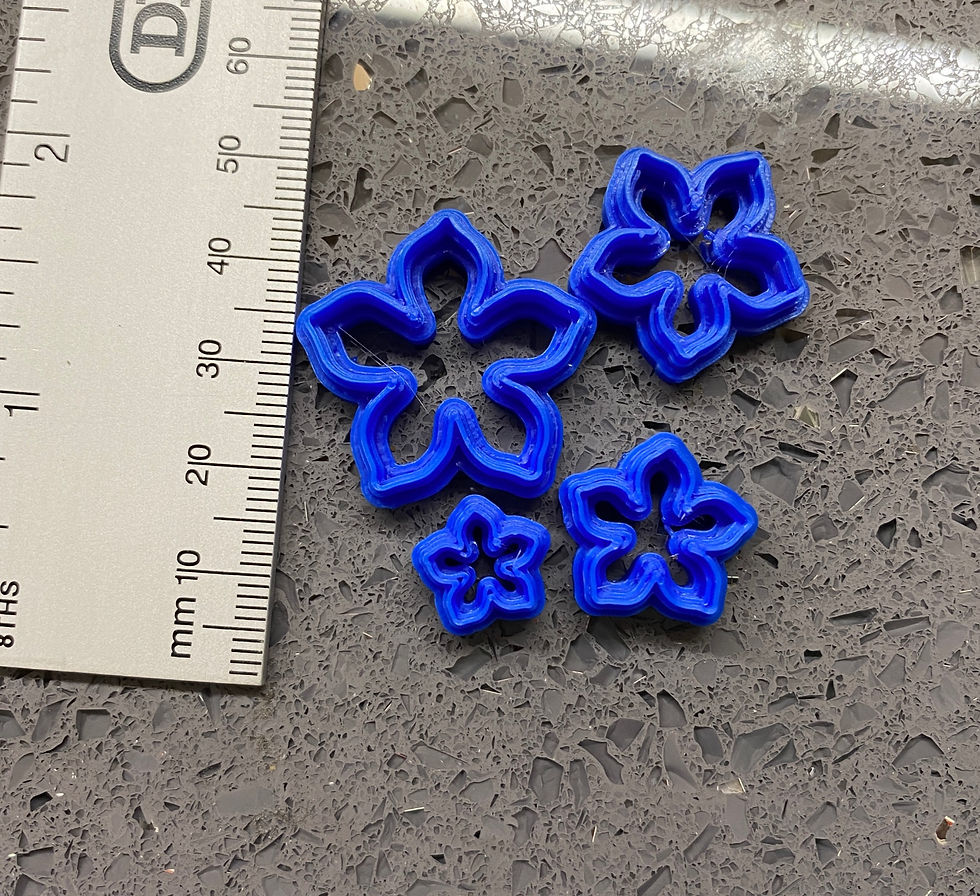 Set of four Canterbury Bells/filler flower Cutters | Sugar Design