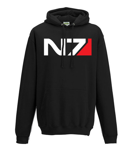 Mass Effect N7 Logo Adults Hoodie | Konton Ink