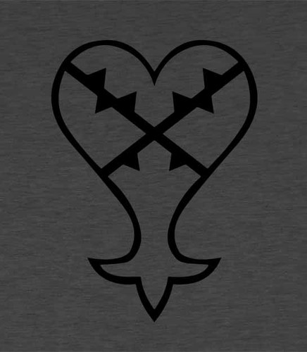 Kingdom Hearts Heartless logo inspired Kids Hoodie | Konton Ink