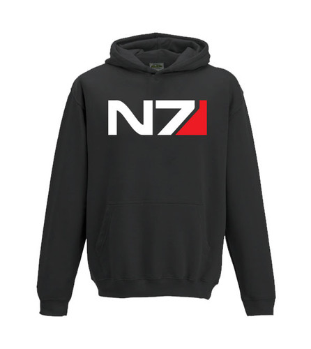 Mass Effect N7 Logo Kids Hoodie | Konton Ink