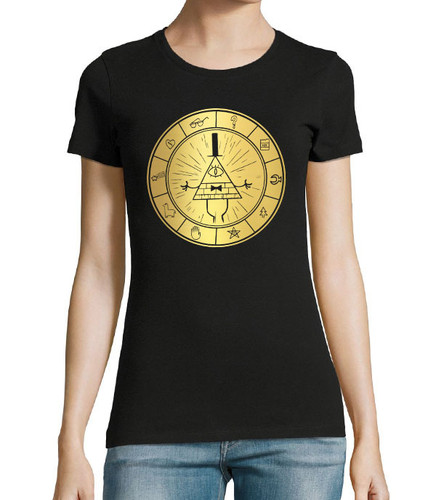 Gravity Falls Bill Cipher zodiac wheel inspired Women's T-shirt ...
