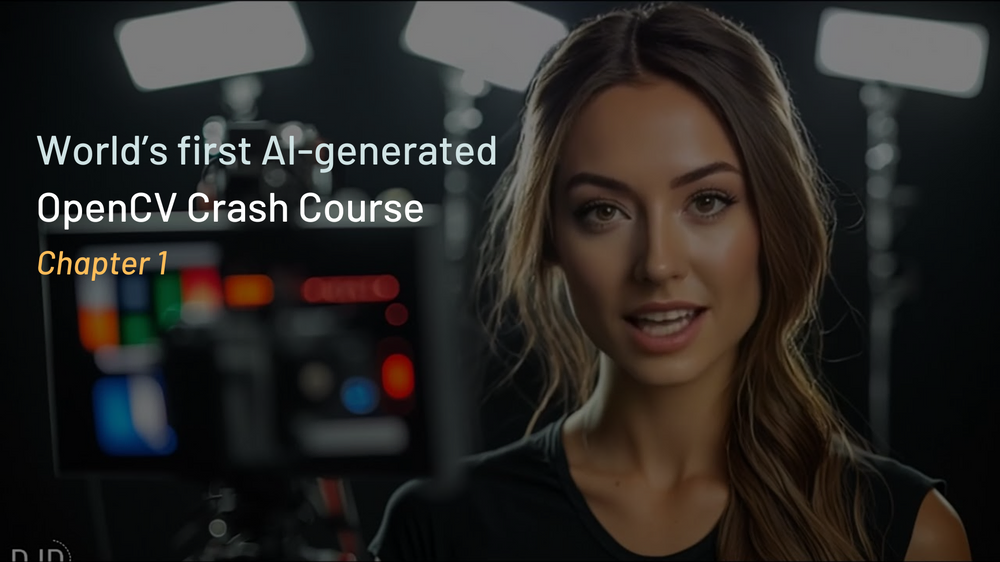World's first AI-generated OpenCV Crash Course | Learn Robotics & AI