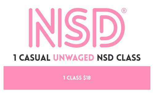 NSD 1-Off Casual Class (Unwaged) | Never Stop Dancing