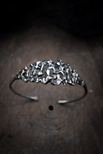 Melted Metalhead Bracelet / Choose Size | Metalhead Jewelry