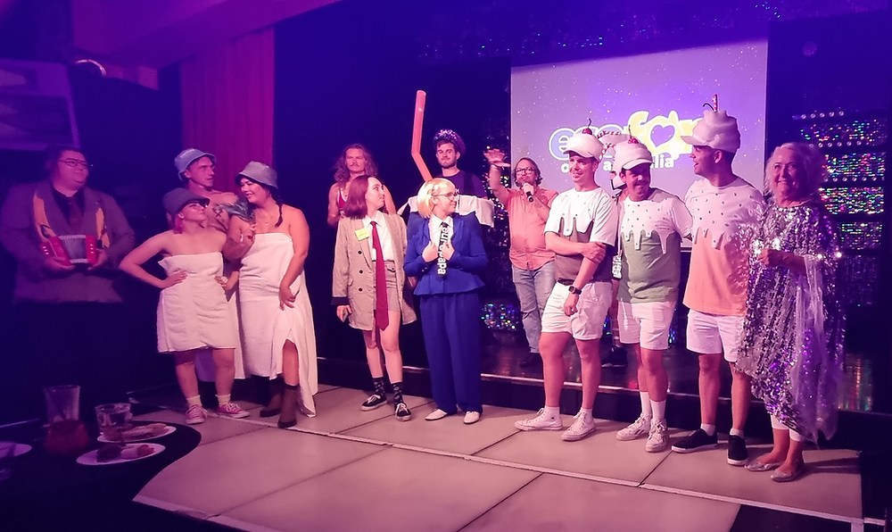 Eurovision costumes reign supreme at Perth OGAE Australia preview party
