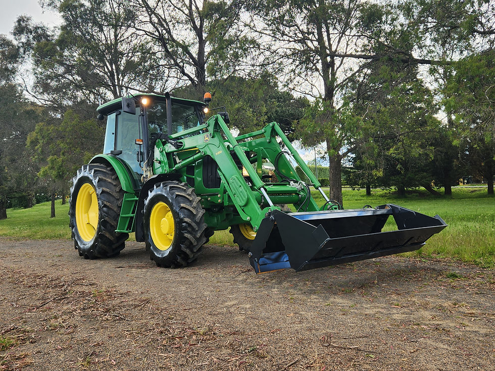 2016 John Deere 6100D 100Hp Cab Loader Tractor 4in1 Bucket & GPS ...