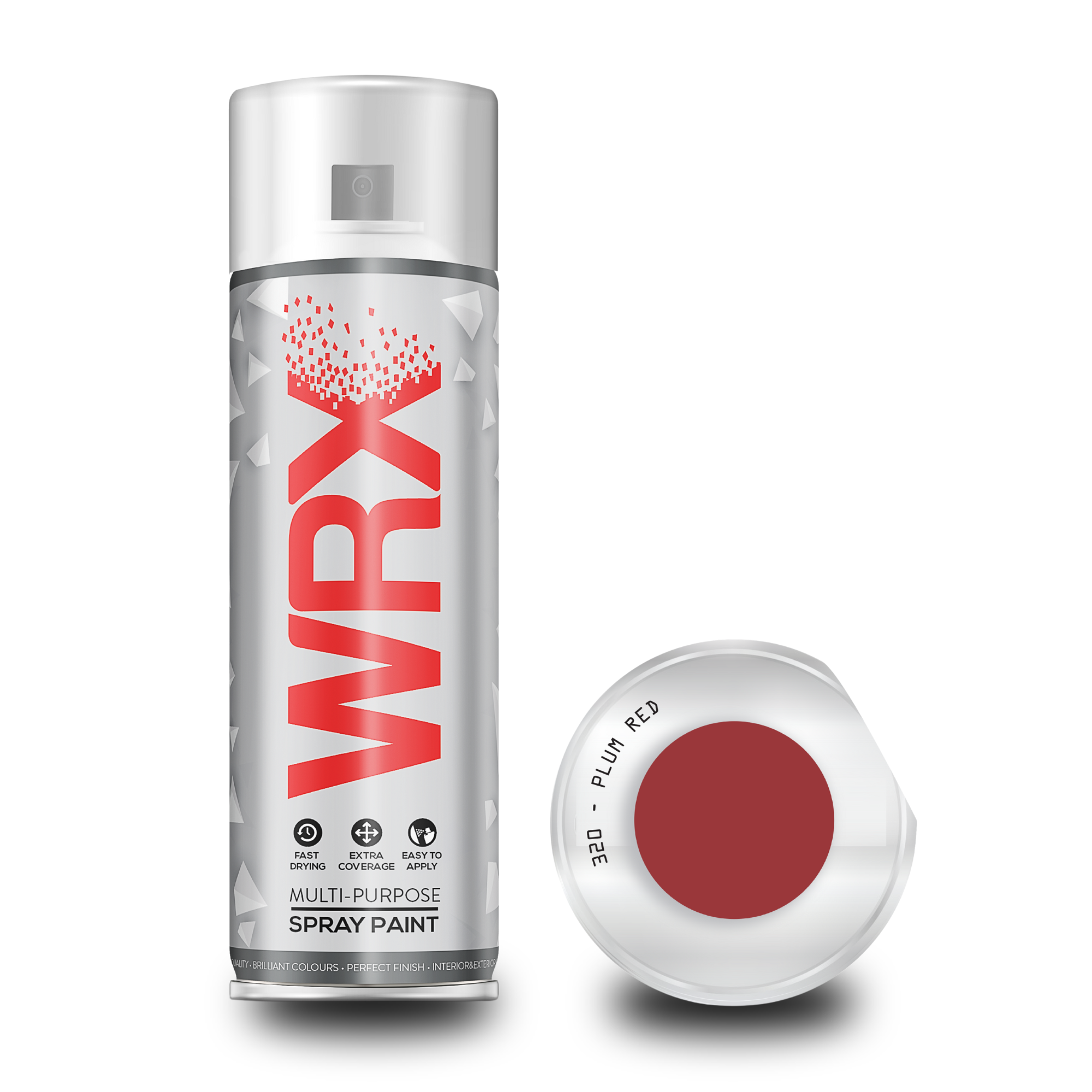 Buy WRX PLUM RED 320 SPRAY PAINT - 400ml | Next Day Delivery