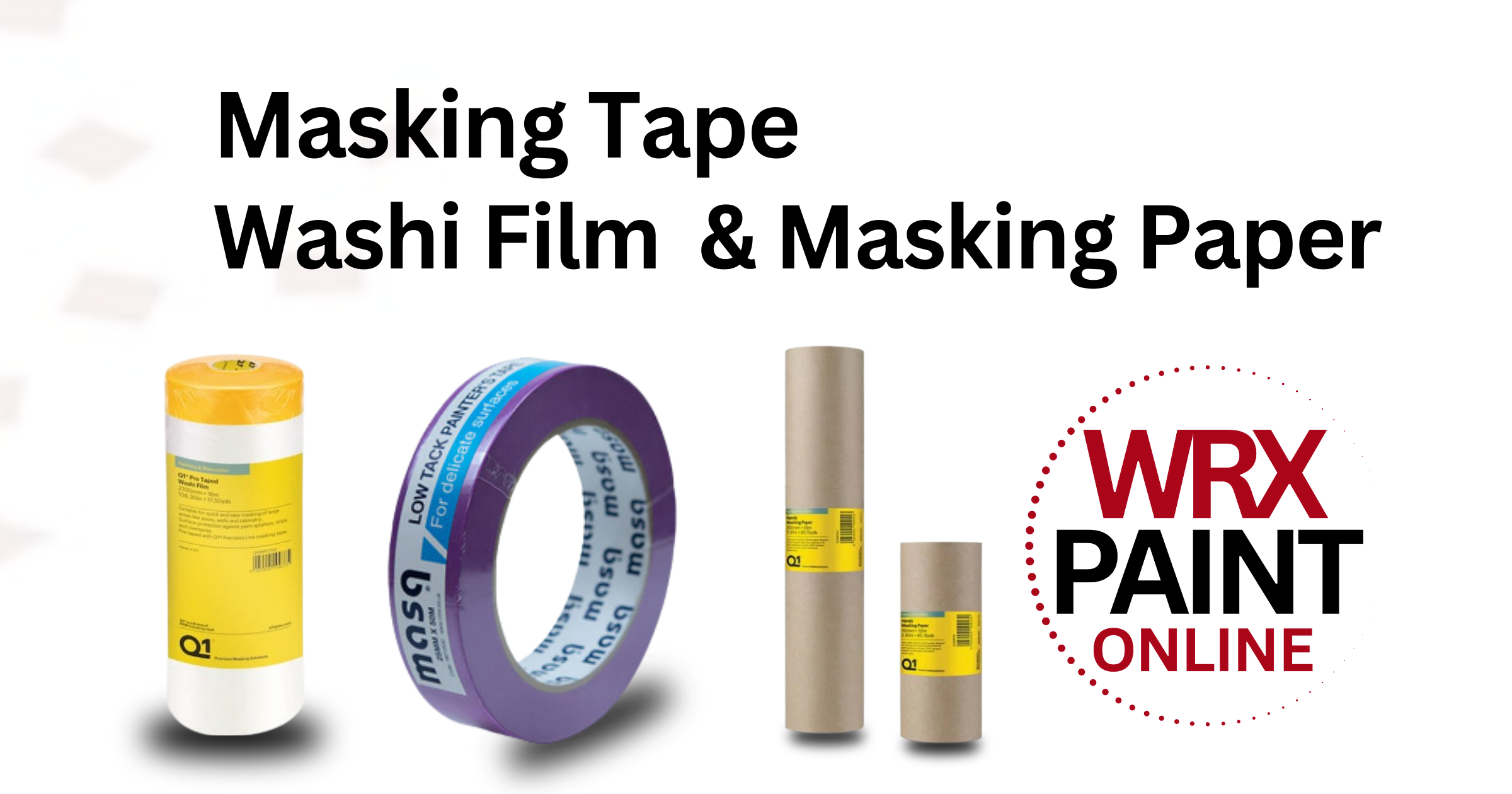 Decorators Masking Tapes, Films and Papers