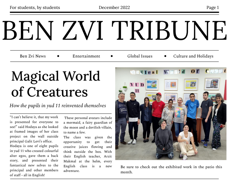 BEN ZVI TRIBUNE