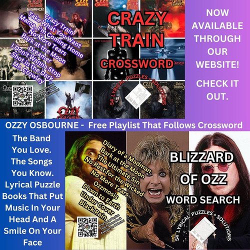 OZZY OSBOURNE PUZZLE BOOK BUNDLE | Favorite Band Books