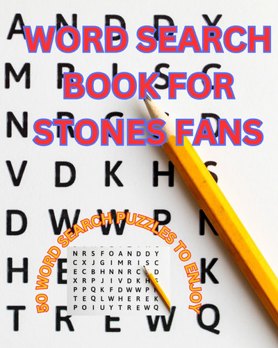 ROLLING STONES WORD SEARCH | Favorite Band Books