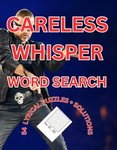GEORGE MICHAEL WORD SEARCH | Favorite Band Books