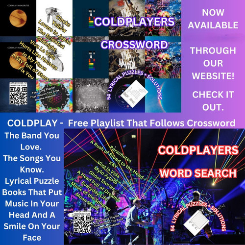 COLDPLAY PUZZLE BOOK BUNDLE | Favorite Band Books