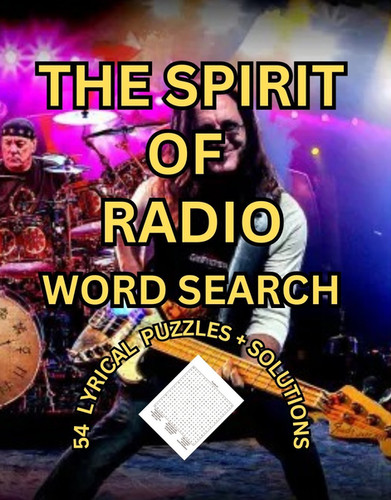 RUSH WORD SEARCH | Favorite Band Books