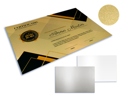 25PZAS PLACA DE ALUMINIO BRILLANTE 40X60CMS PARA SUBLIMAR | Vintage ...