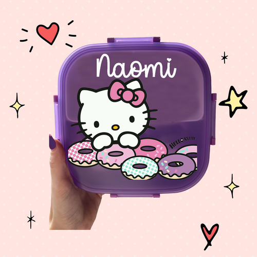BOX LUNCH DE SANDWICHERA Y CILINDRO EN KIT ALIMENTOS "HEY LIFE" SANRIO ...