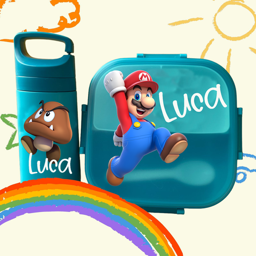 BOX LUNCH DE SANDWICHERA Y CILINDRO EN KIT ALIMENTOS "HEY LIFE ...