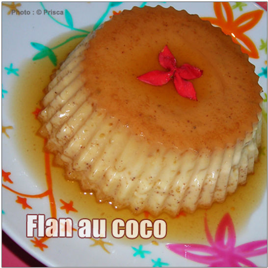 Flan au coco