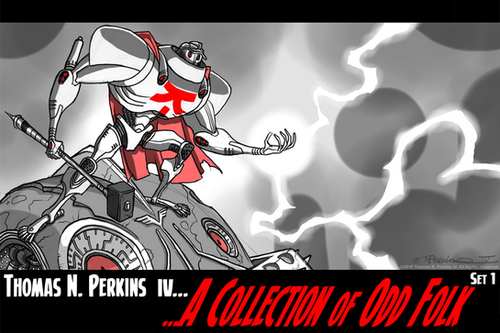 Thomas N. Perkins IV: A Collection of Odd Folk - Set 1 | ThomasPerkinsArt