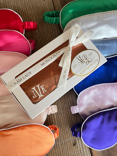 Satin Sleep Eye Mask | the-monogram-lady