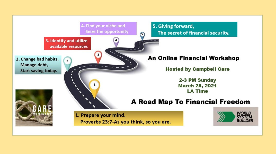 A Road Map To Financial Freedom Workshop | Campbell Care