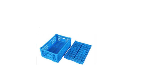 Foldable Crate Size: 600*400*260mm #GS- 265 Blue | Gold Star