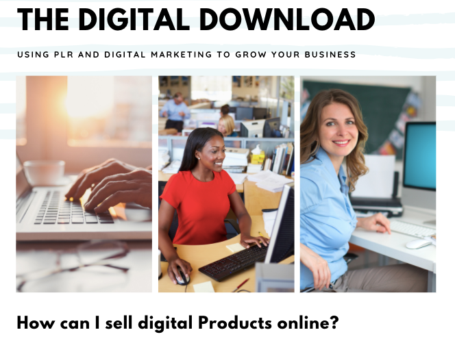 How can I sell digital downloads online?