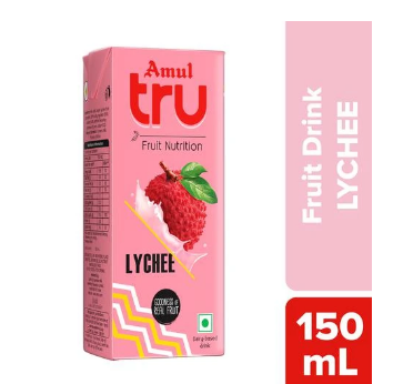 Amul Tru Fruit Nutrition Lychee Drink 150ml