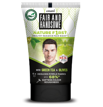 emami Smart And Handsome Nature First Healthy Radiance Face Wash 100g