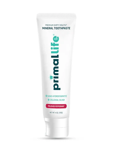Primal Life Organics Premium Dirty Mouth Mineral Toothpaste - Nano ...