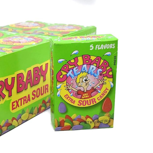 Cry Baby Tears Extra Sour Candy, Five Flavors | Awlsite