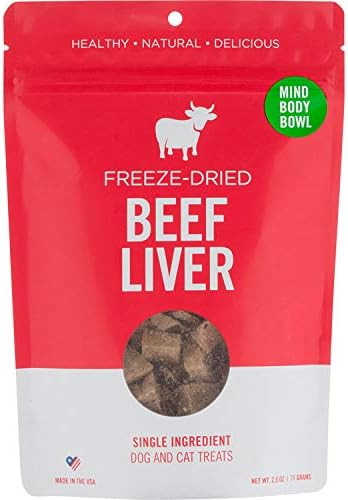 Healthy Spot / Mind Body Bowl - 2.5 oz Beef Liver Freeze-Dried Treats ...