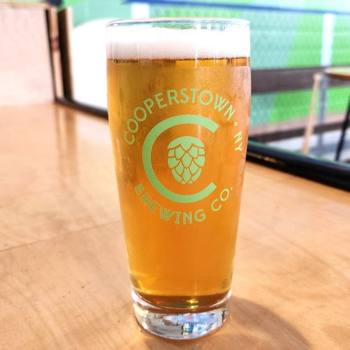 16oz Willie Pint Glass | ctown brewery white