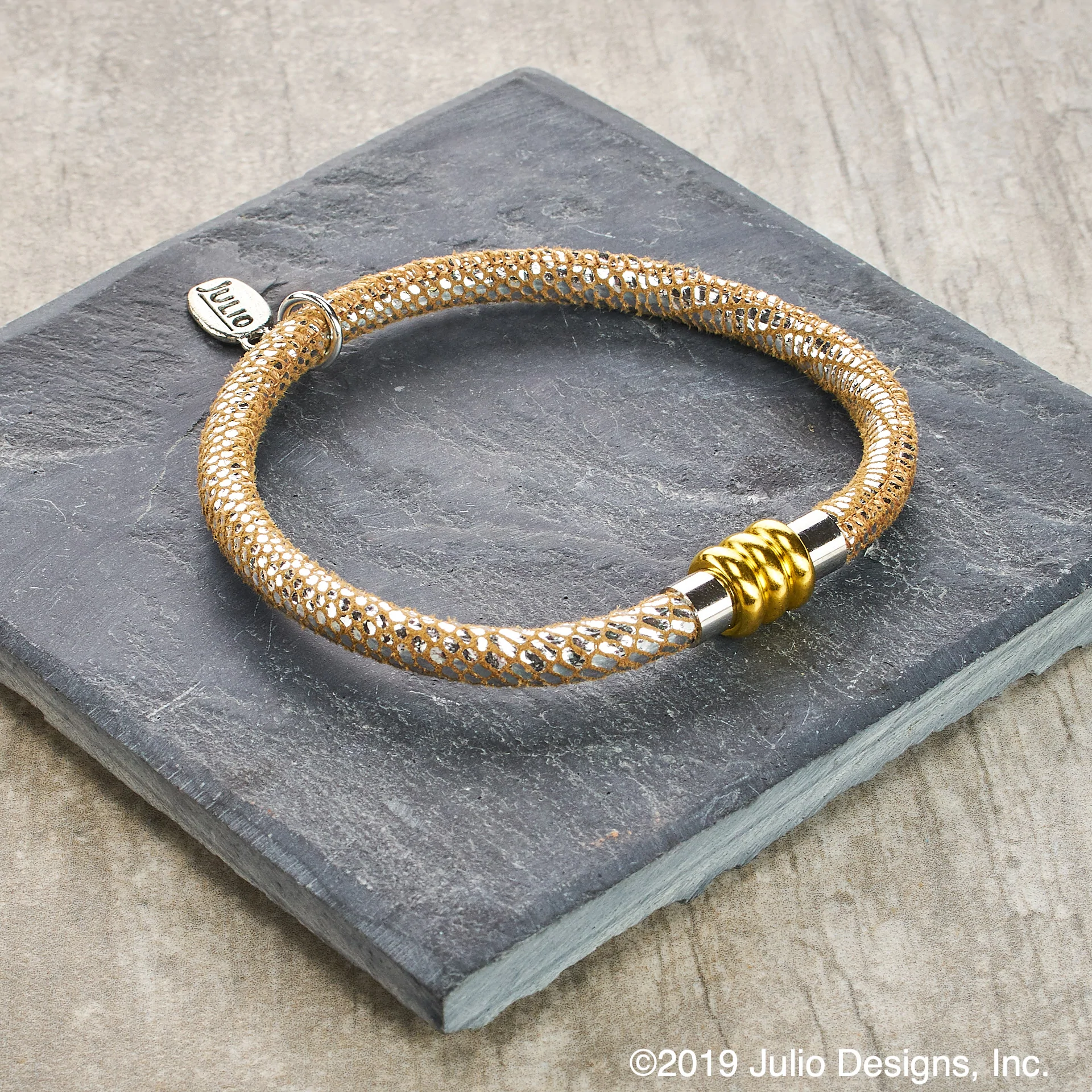 Julio Designs Ginko Bracelet, Silver | Laughing Crow & Crew