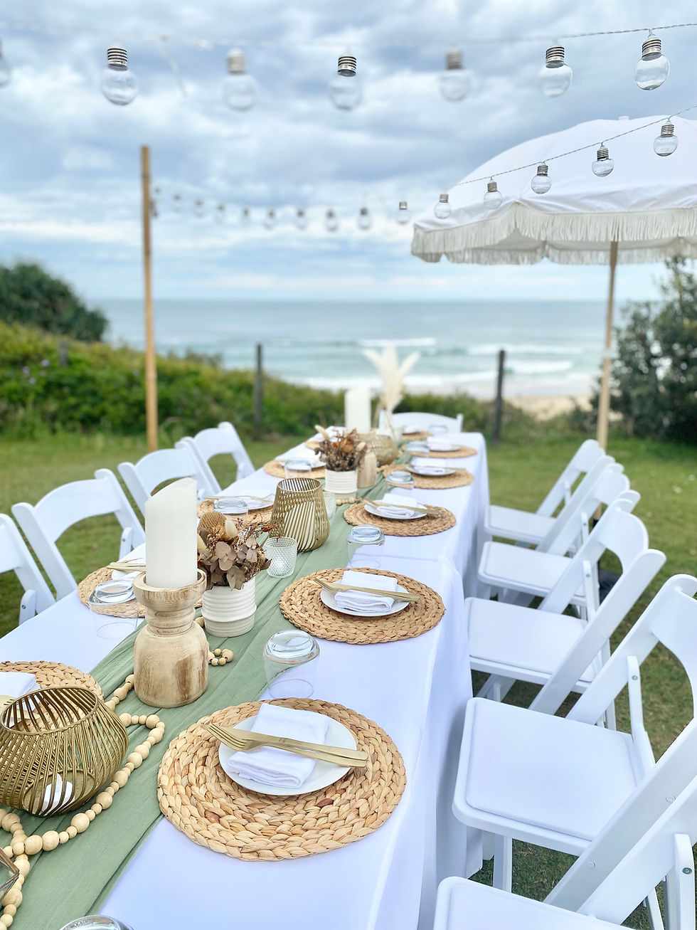 Wedding Reception Packages | Boho Events Co. / SunshineCoast