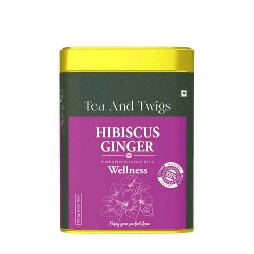 Buy Premium Organic Hibiscus Ginger Tea Online | Herbal Infusion