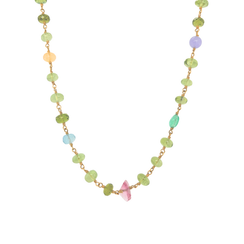 peridot 'spun sugar' necklace | Maxs Jewelry